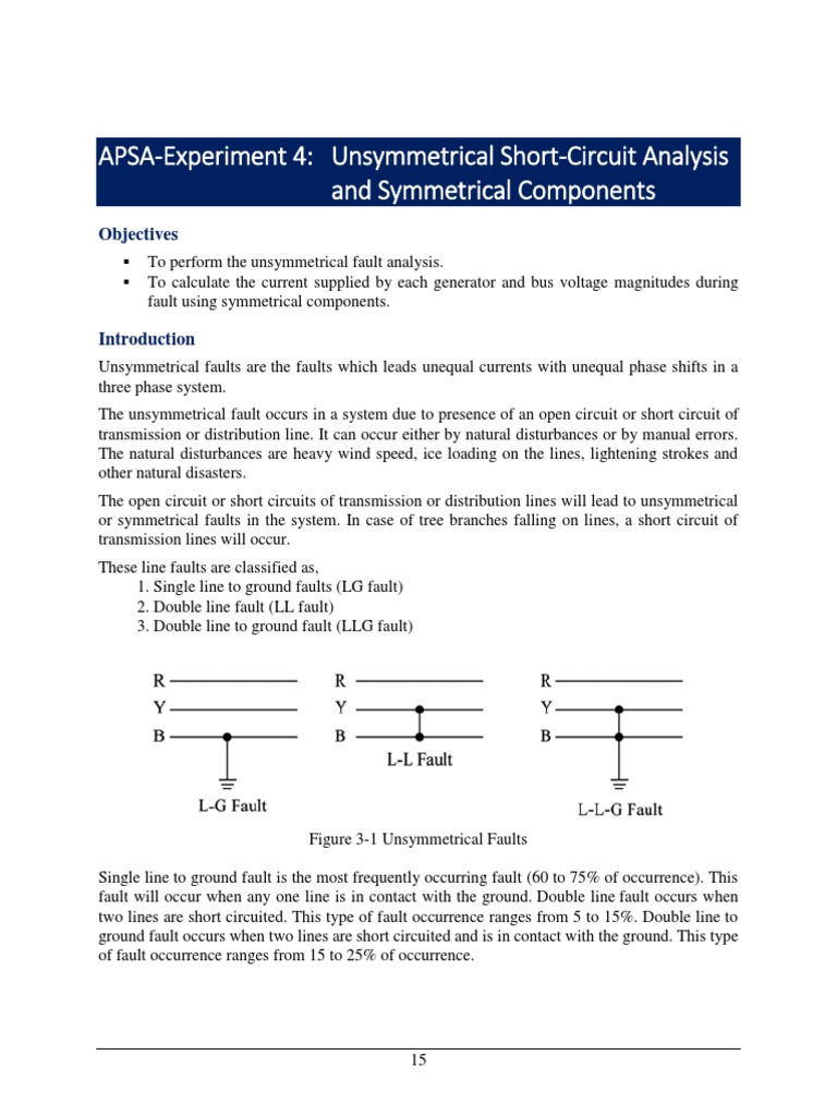 L-L Faults | Download Free PDF | Electrical Network | Power (Physics)