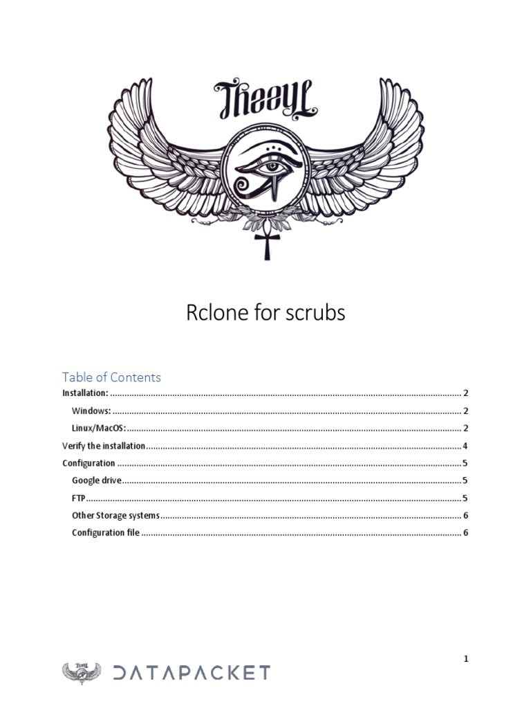 Rclone Guide PDF | Download Free PDF | File Transfer Protocol | Command Line Interface