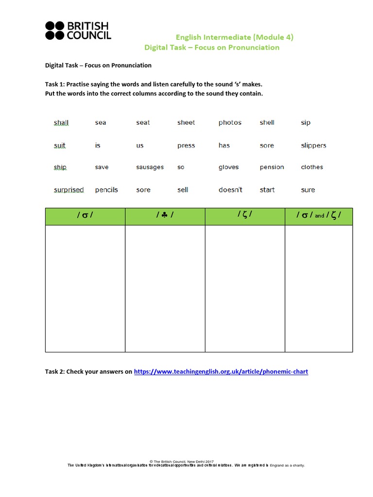 09 Focus On Pronunciation | PDF | Cognition | Linguistics