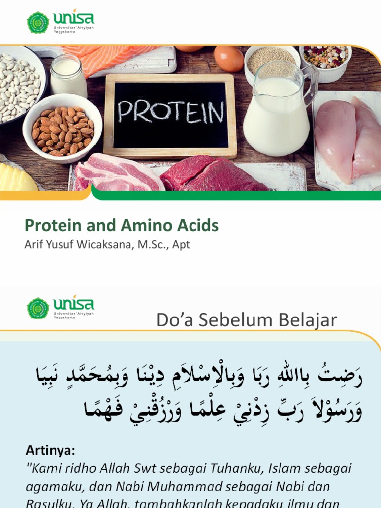 BIOKIMIA Protein | PDF | Amino Acid | Proteins