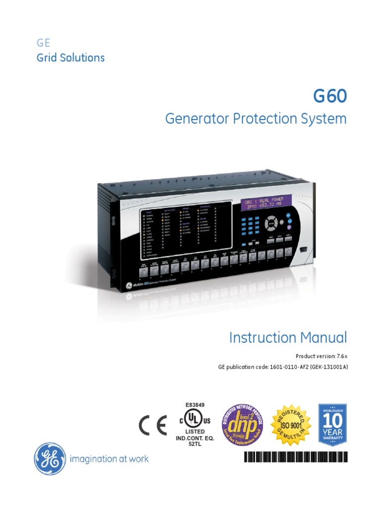 Rele G60 | PDF | Electrical Engineering | Computing