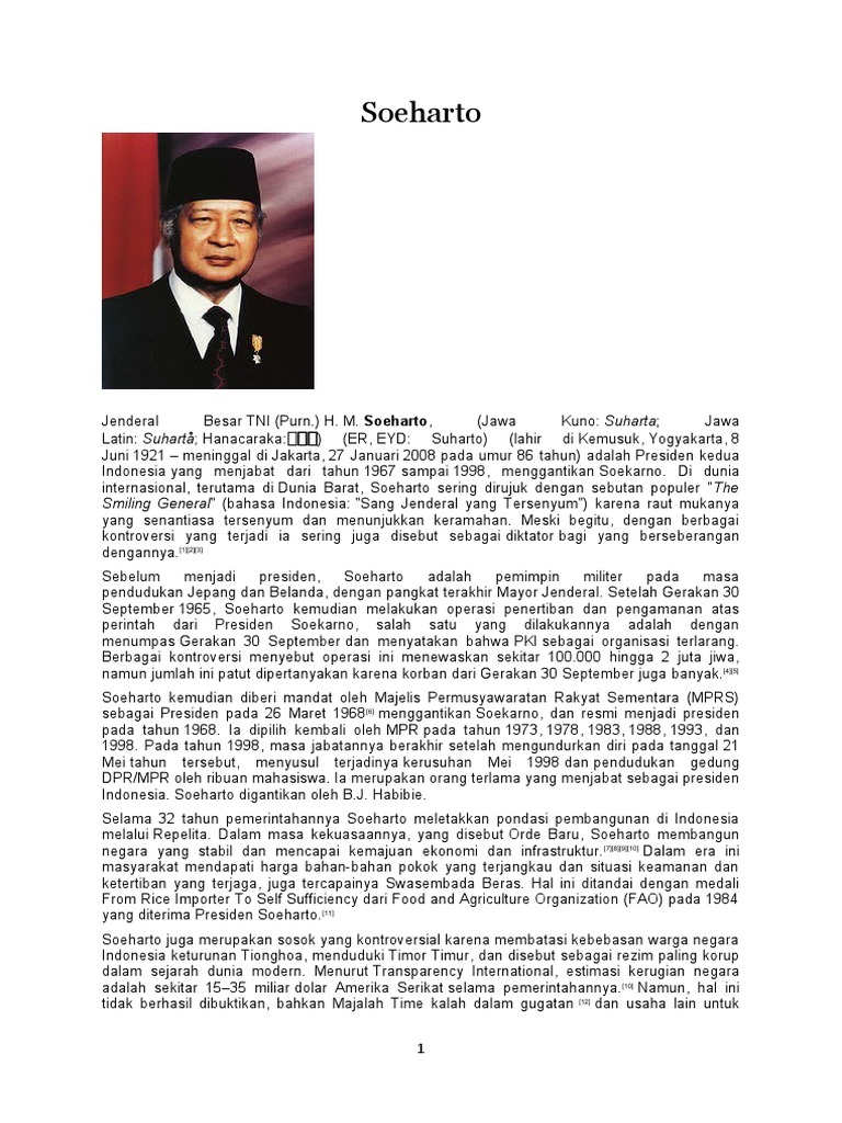 Soeharto | PDF
