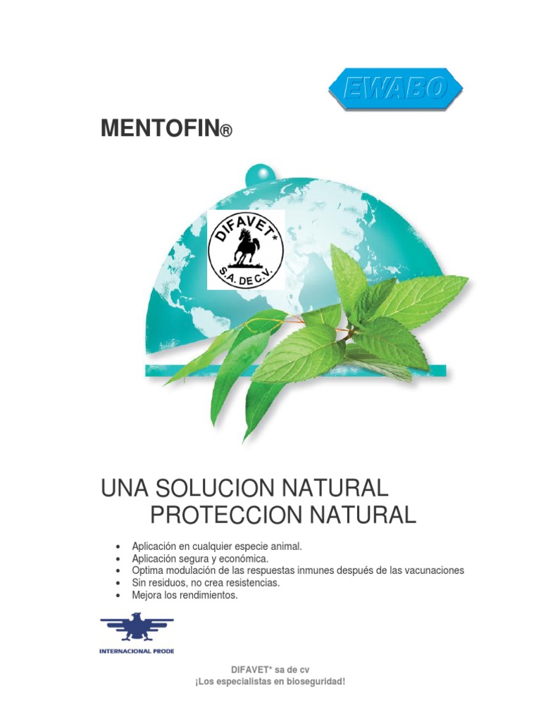 MENTOFIN Brochure NW | PDF | Microbiología | Medicina CLINICA