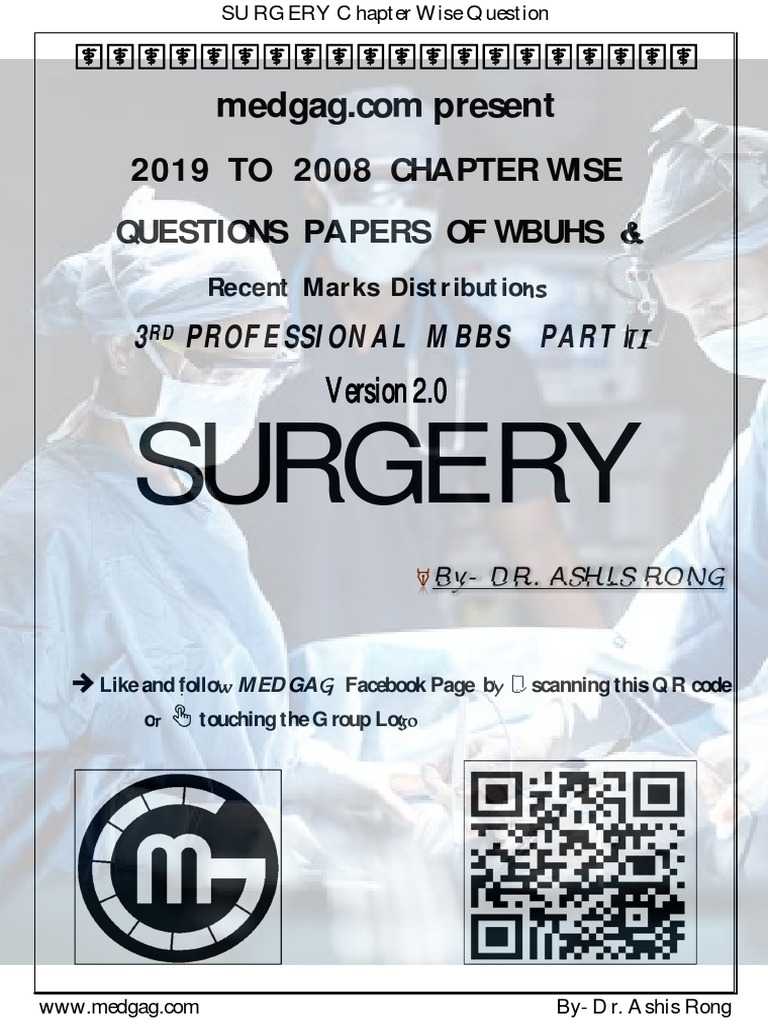 WBUHS Surgery Question Papers 2008-2019 | PDF | Thyroid | Breast Cancer
