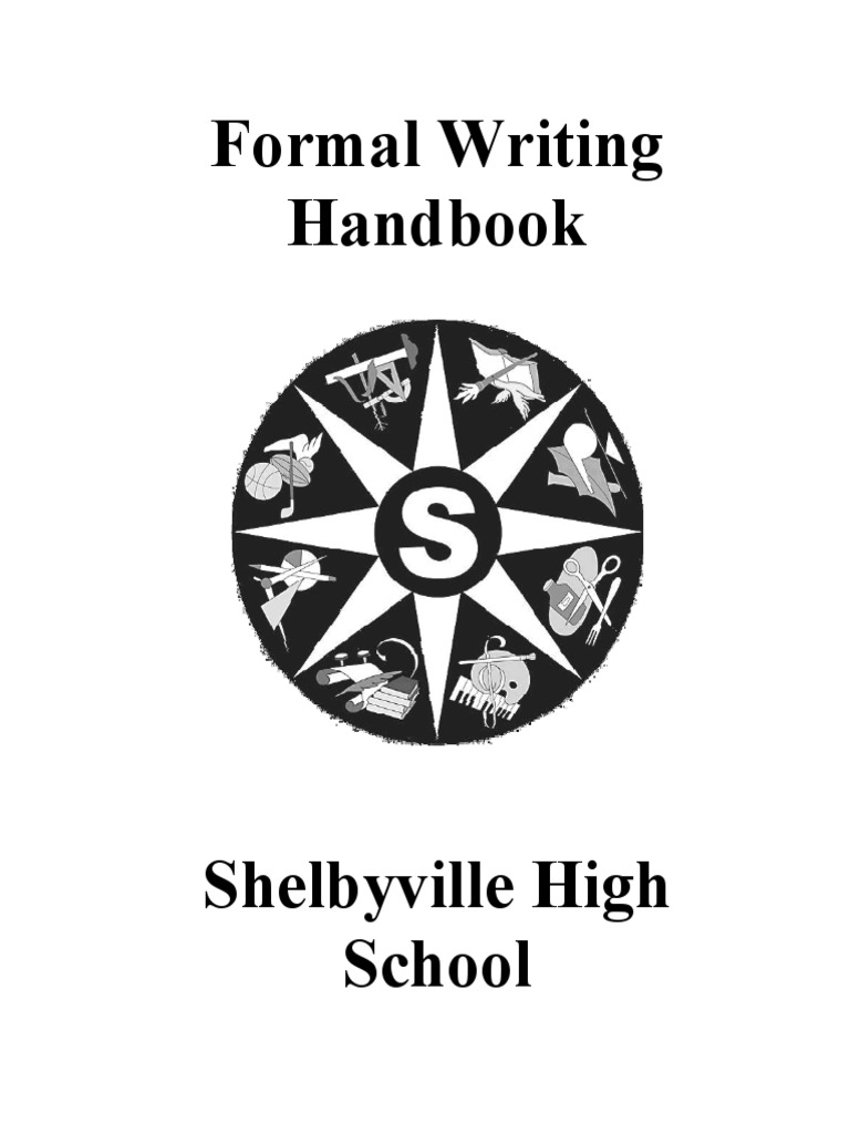 Formal Writing Handbook Guide | PDF | Grammatical Number | Pronoun