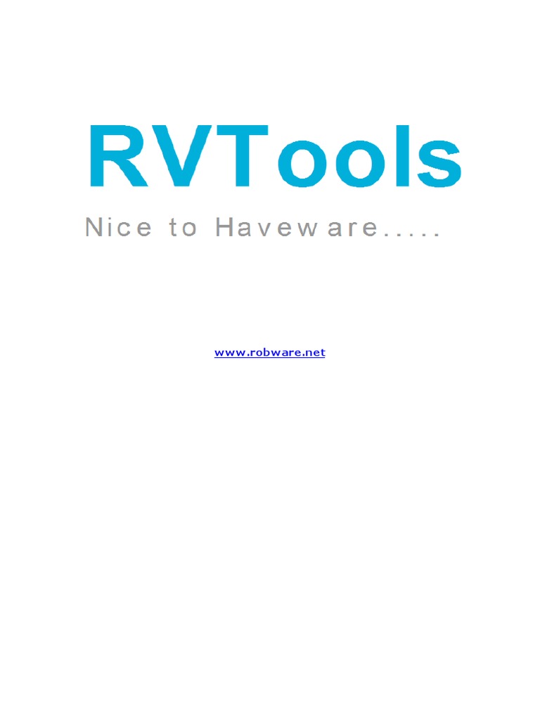 RVTools | Download Free PDF | Virtual Machine | Operating System