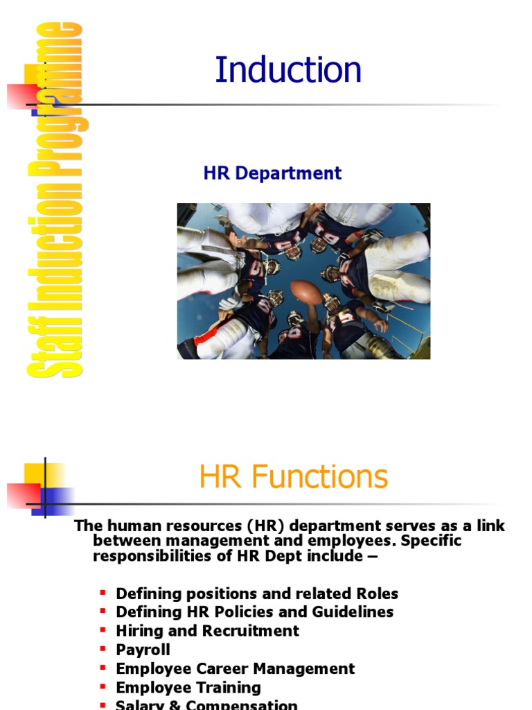 Induction HR 110 | PDF | Performance Appraisal | Employment