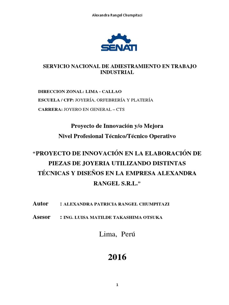 Alexandra Rangel PDF | PDF | Plata | Cobre