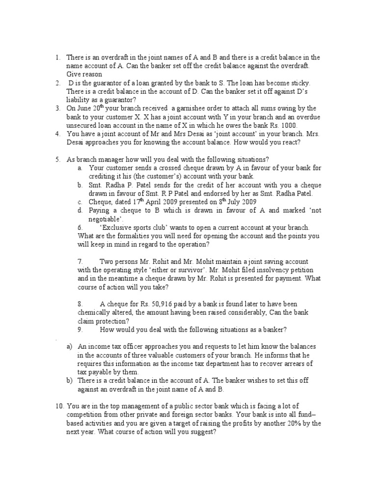 Assignment 2 PGDM | PDF | Overdraft | Cheque