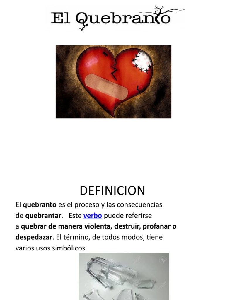 El Quebranto | PDF | Amor | Jesús