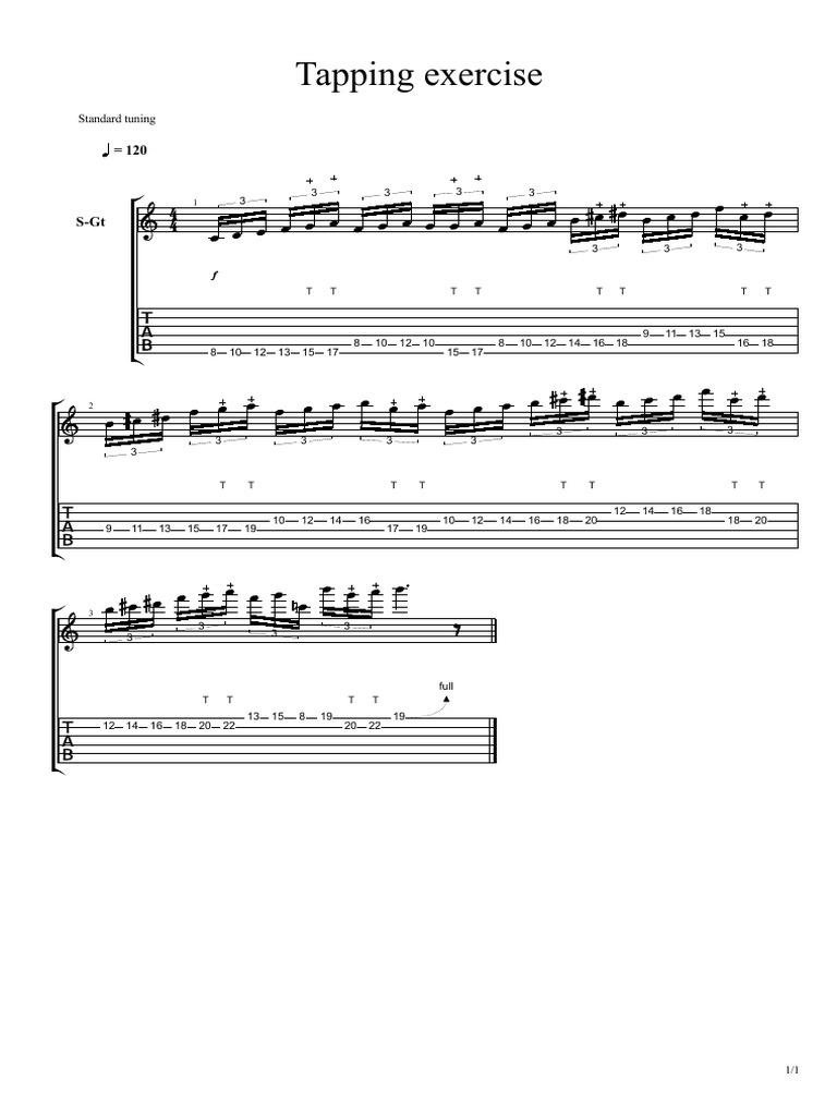 Tapping Guitar | PDF | Guitar Family Instruments | Guitars