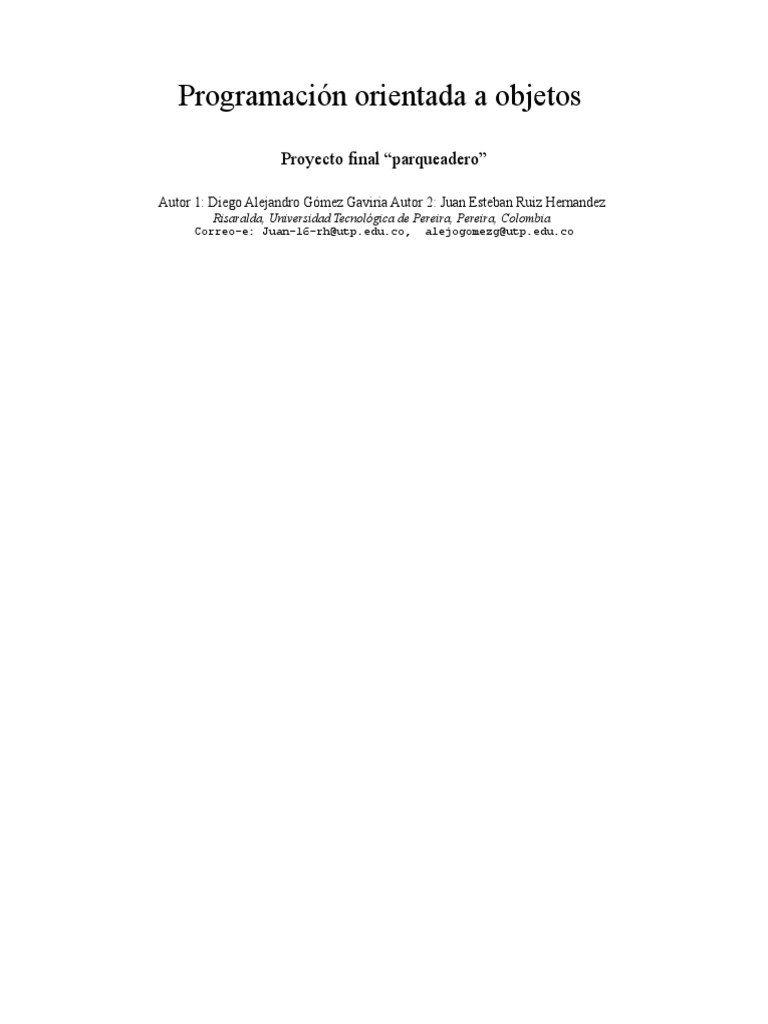 Proyecto Final de Programacion | PDF | Objeto (informática) | Python ...