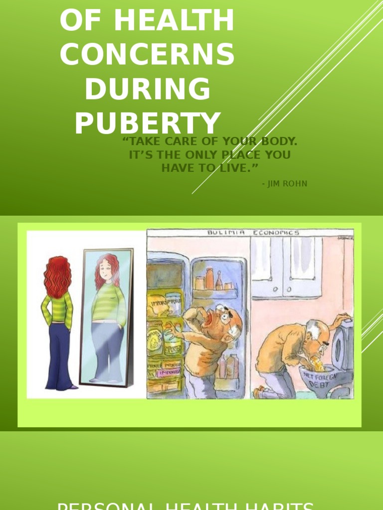 Management Of Health Concers During Puberty G7 Pdf