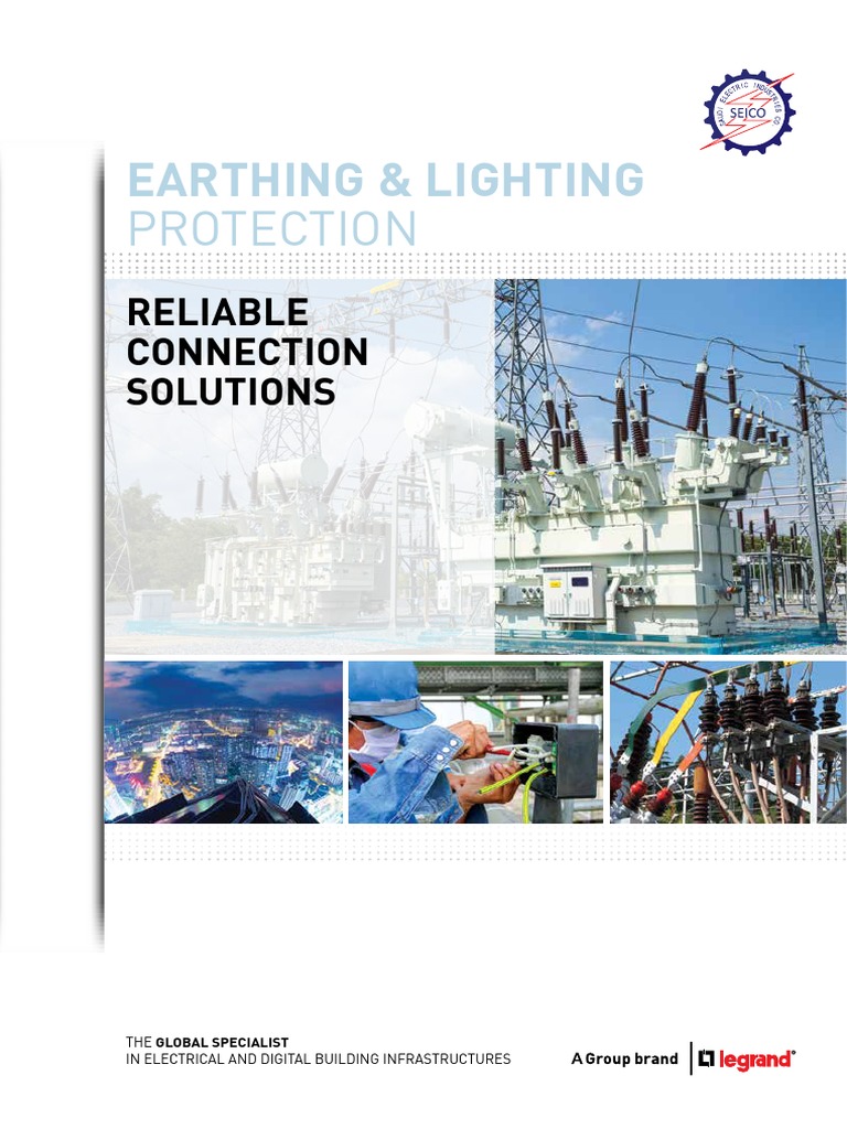 Earthing & Lightning Protection Guide | PDF | Electrical Conductor | Building Materials