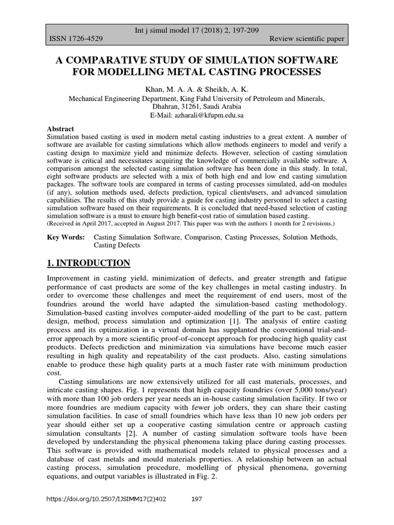 Text17 2 - 197 209 PDF | PDF | Casting (Metalworking) | Finite Element Method