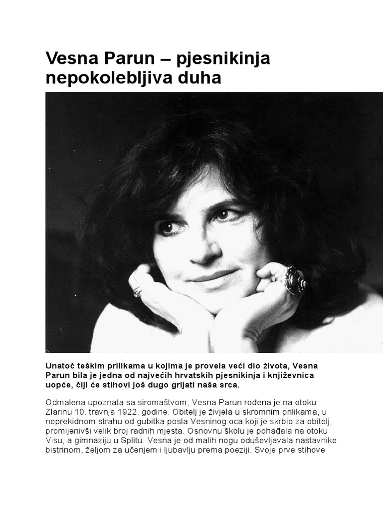 Vesna Parun | PDF