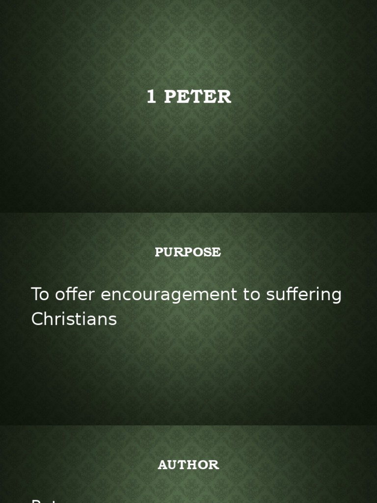 1 Peter | PDF