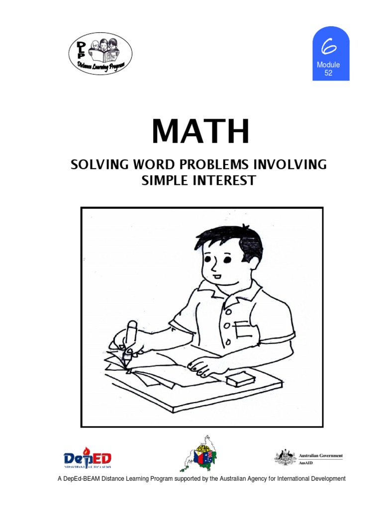Simple Interest Word Problems Guide | PDF | Interest | Loans