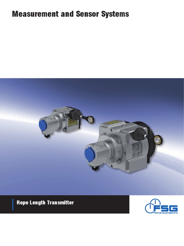 Rope Length Transmitter Overview | PDF | Wire | Gear