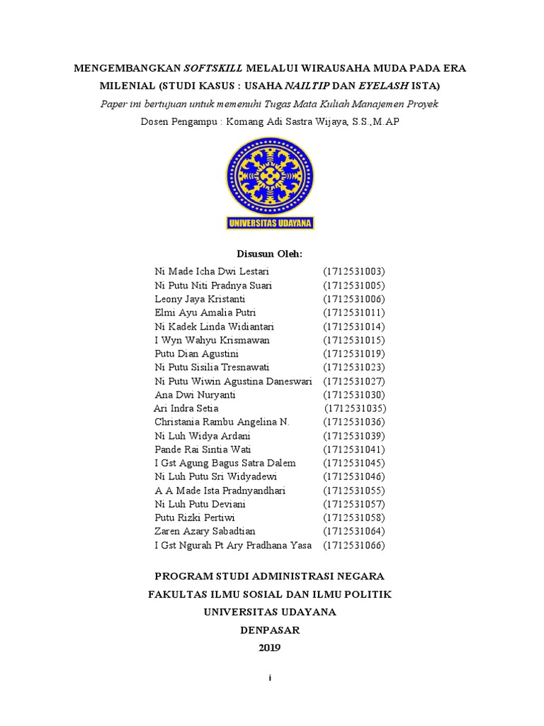 FIX Paper Manajemen Proyek - Kelompok 3 | PDF | Bisnis