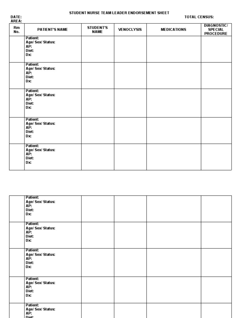 TL Form - Endorsement Sheet | PDF