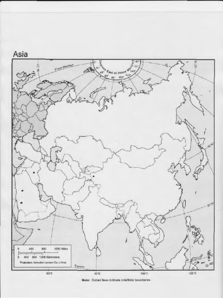 Islam Map With Cities | PDF
