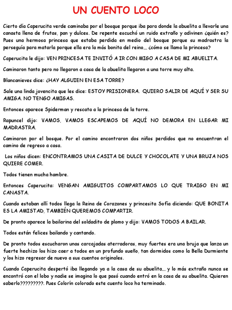 Un Cuento Loco | PDF