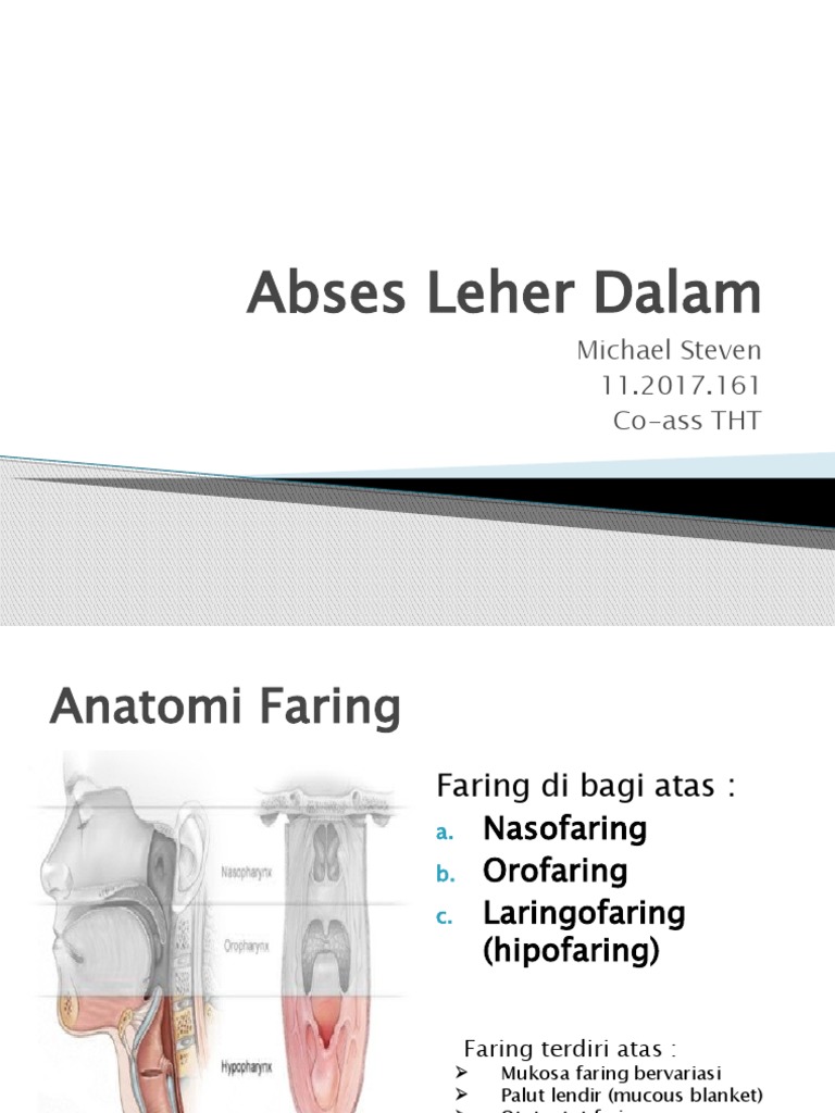 Abses Leher Dalam | PDF