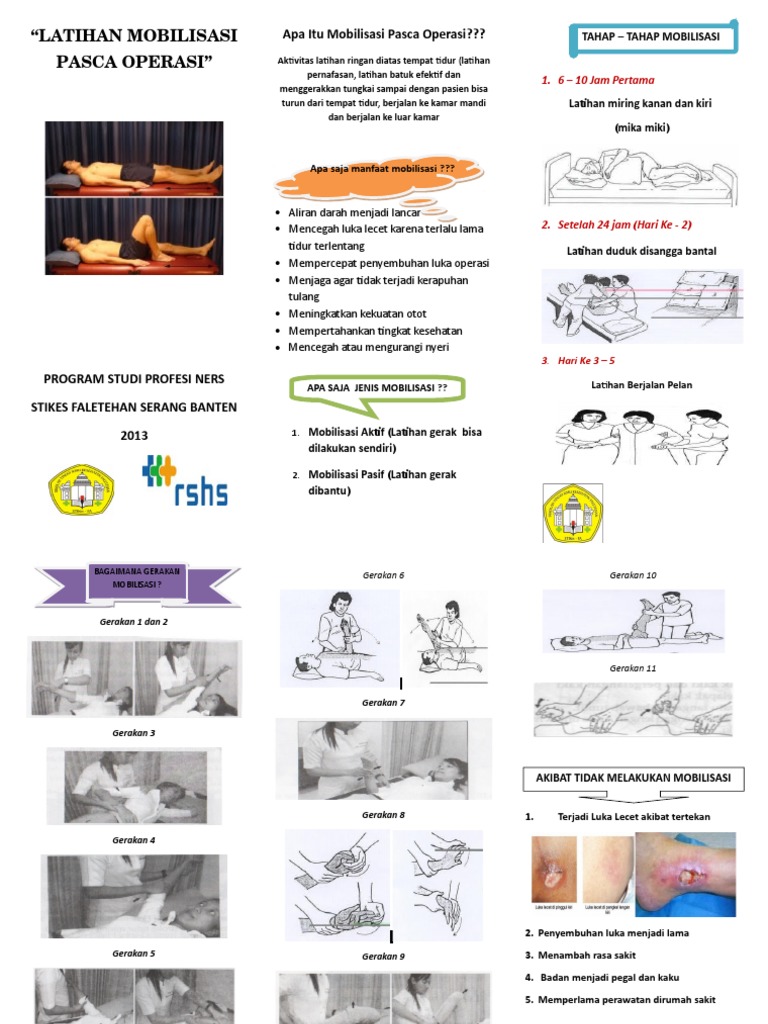 Leaflet Mobilisasi Post Op - Dewi | PDF