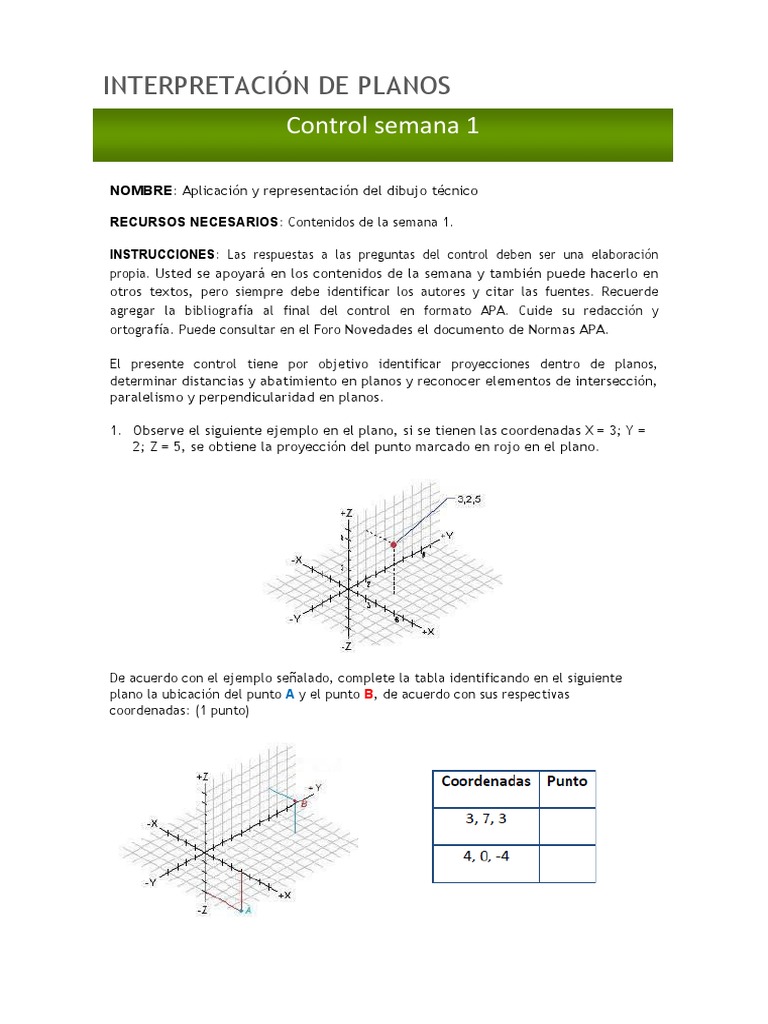 01 Interpretaciondeplanos ControlV1 | PDF