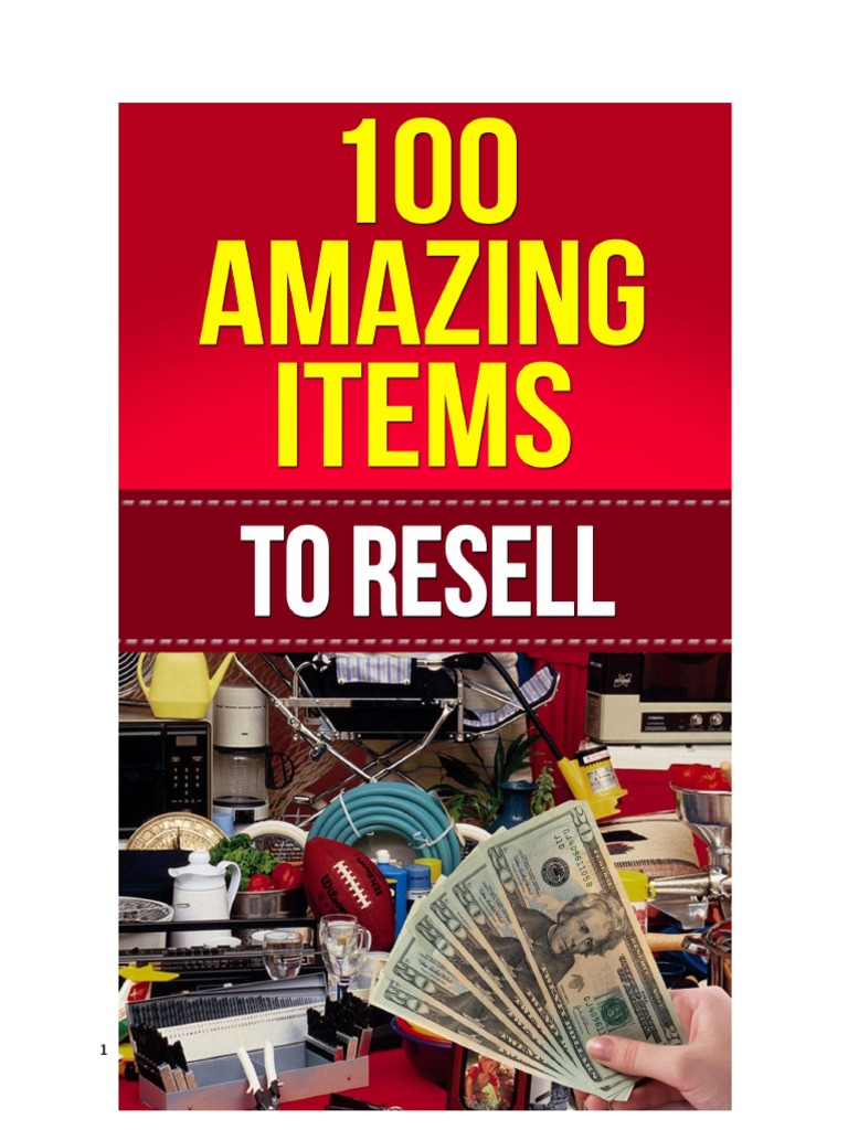 100 Amazing Items To Resell PDF | PDF | Shoe | Backpack
