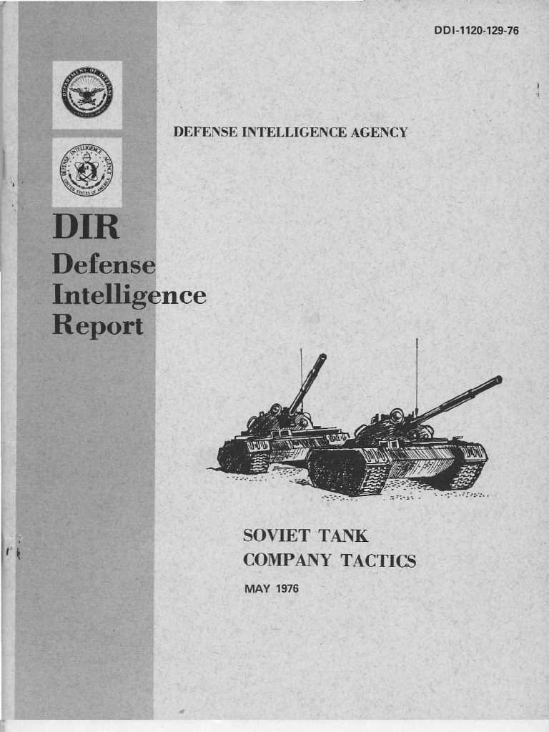 Soviet Tank Company Tactics | PDF
