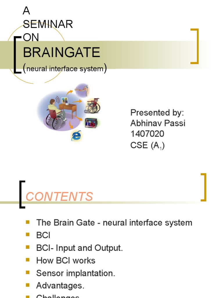 Brain Gate | PDF | Brain | Computational Neuroscience