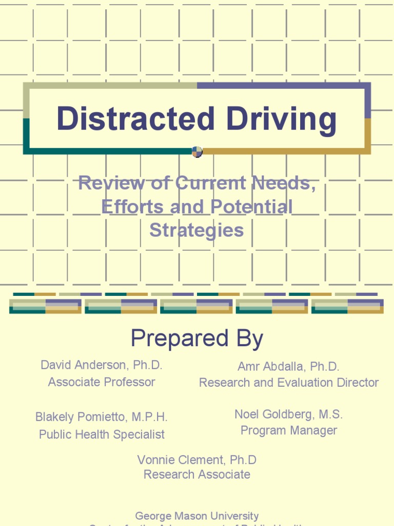 Strategies to Combat Distracted Driving | PDF | Driving | Attention