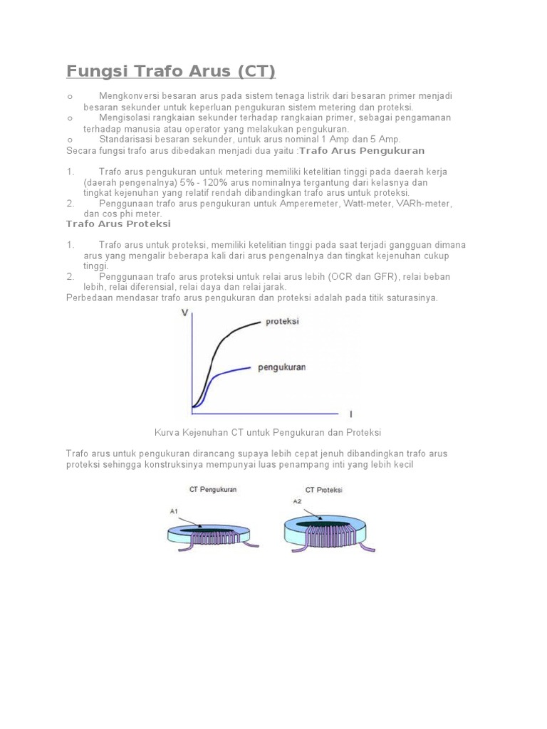 Fungsi Trafo Arus | PDF