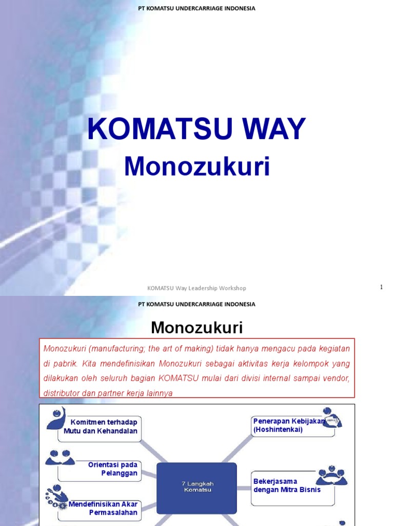 MONOZUKURI | PDF