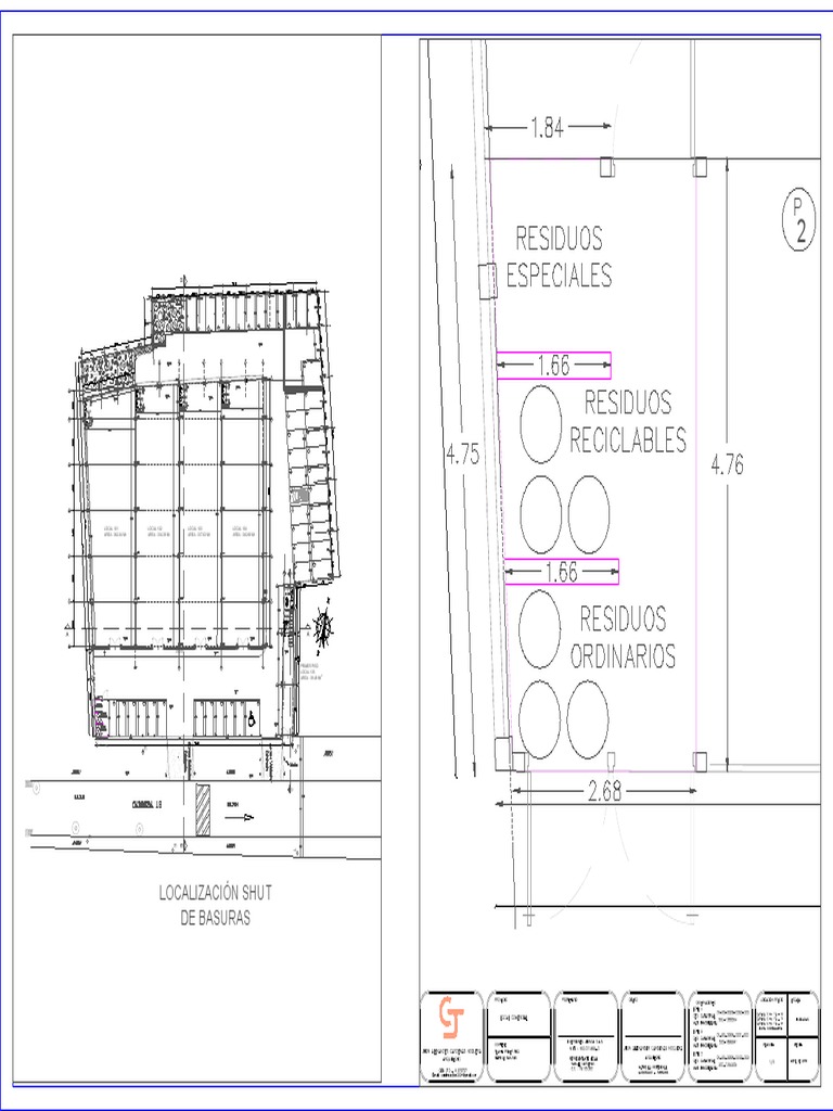 Plano Shut de Basuras Locales Funza | PDF | Estaciones de ciclones ...