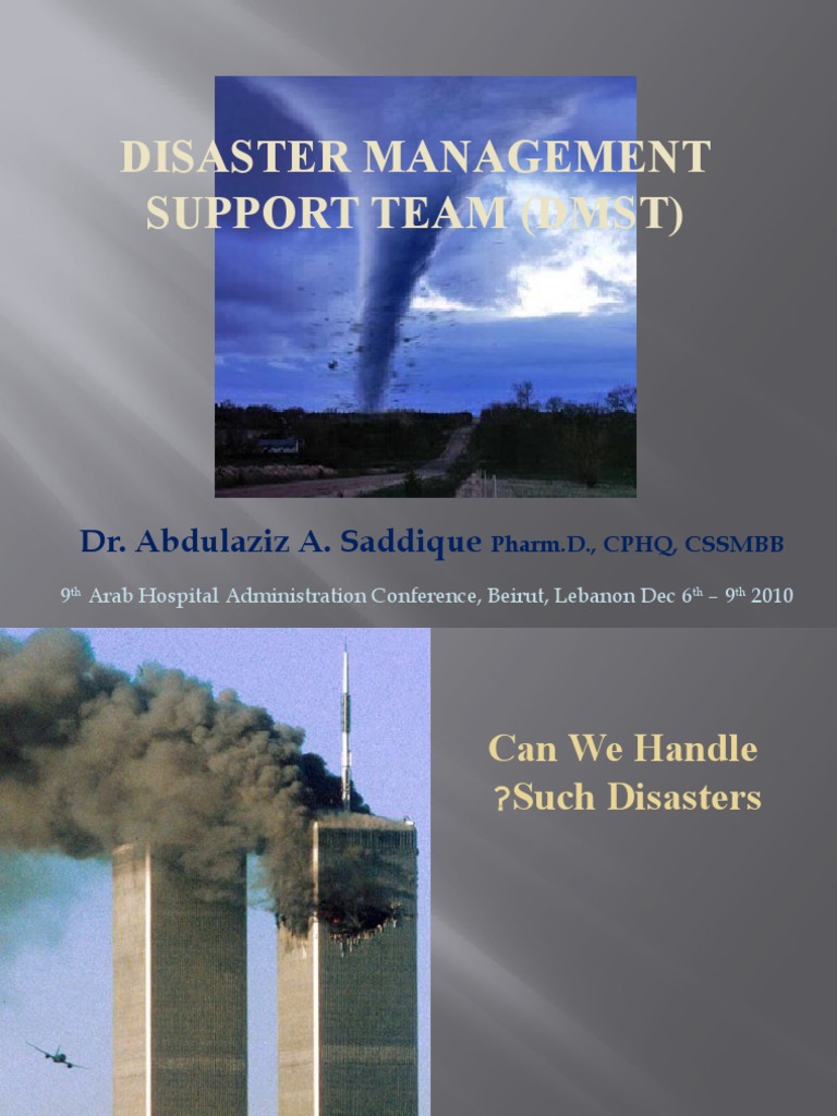 Disaster Management Support Team (DMST) | PDF | Emergency Management ...