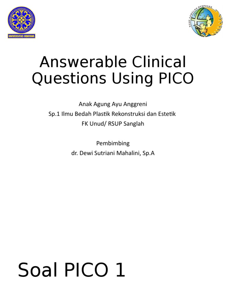 Tugas EBM-PICO | PDF