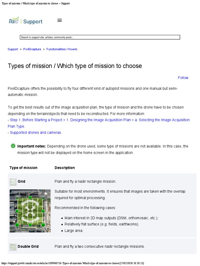 4 Types of Mission Which Type of Mission To Choose - Support | PDF | 3 ...