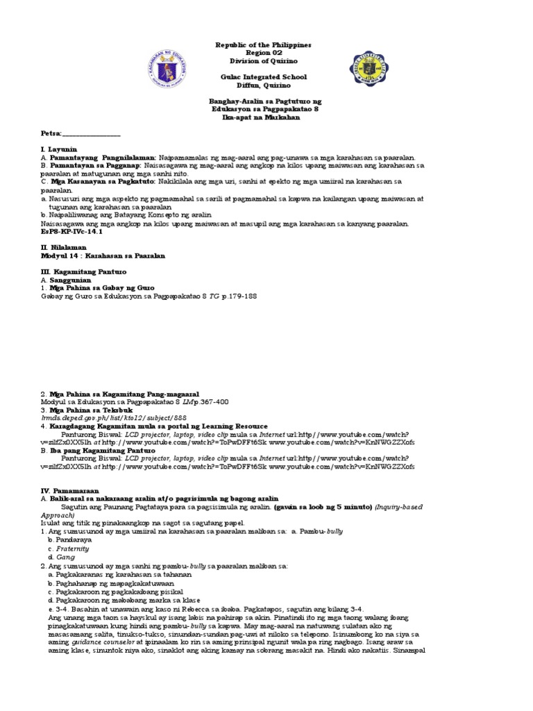 Esp 4th Quarter | PDF