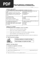 Prueba de Lectura Sapo y Sepo Inseparables PDF | PDF