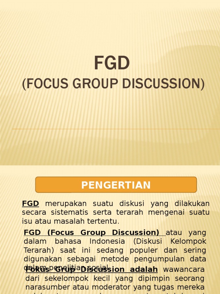 FGD | PDF