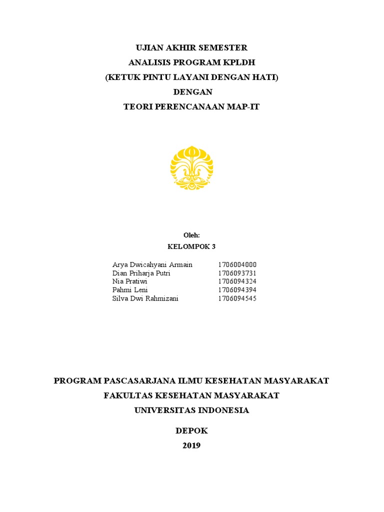 Analisis KPLDH dengan Teori MAP-IT | PDF