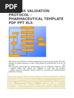 Process Validation Protocol | PDF | Verification And Validation ...