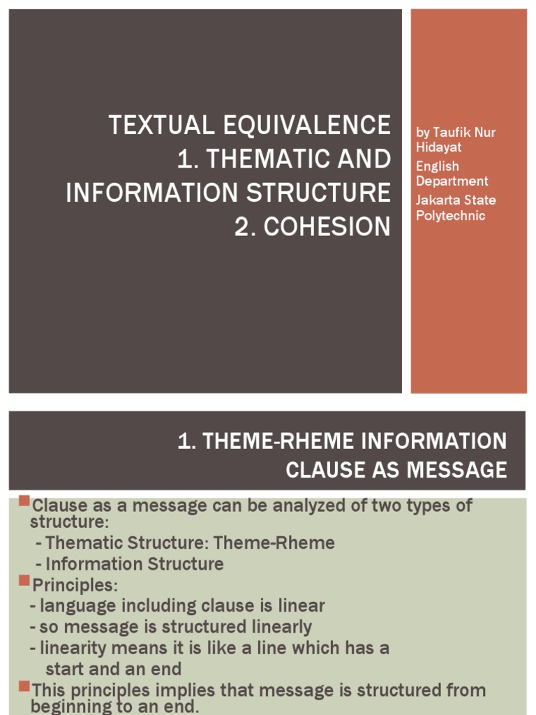 Textual Equivalence-Cohesion | PDF | Greenhouse Effect | Global Warming