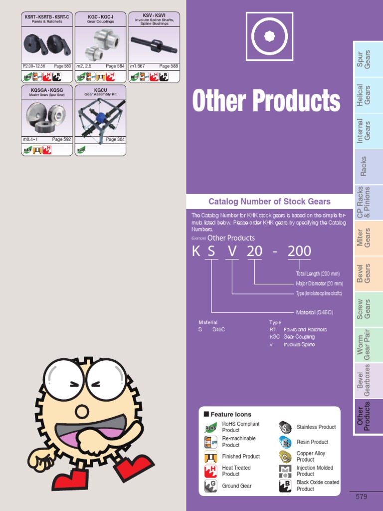 Ratchet and Pawl Gear Catalog | PDF | Gear | Kinematics