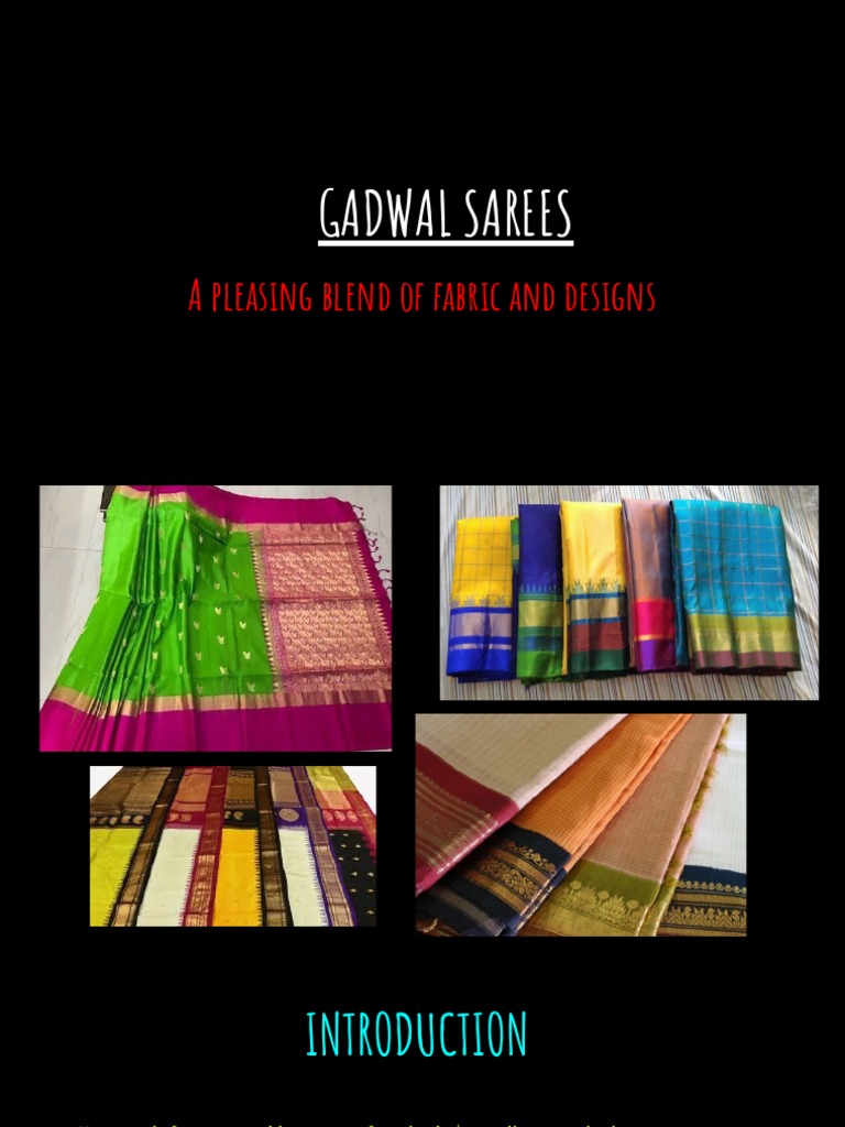 Gadwal PDF | PDF | Weaving | Loom