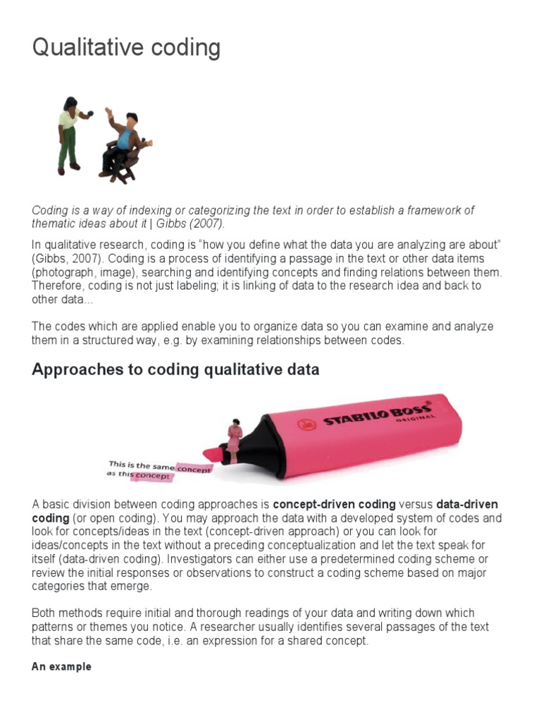 Qualitative Coding | Download Free PDF | Qualitative Research | Data