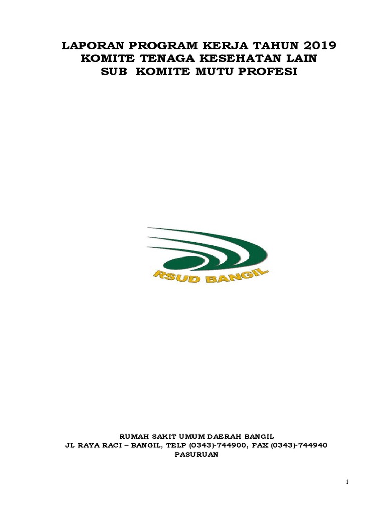 Program Kerja.1 | PDF